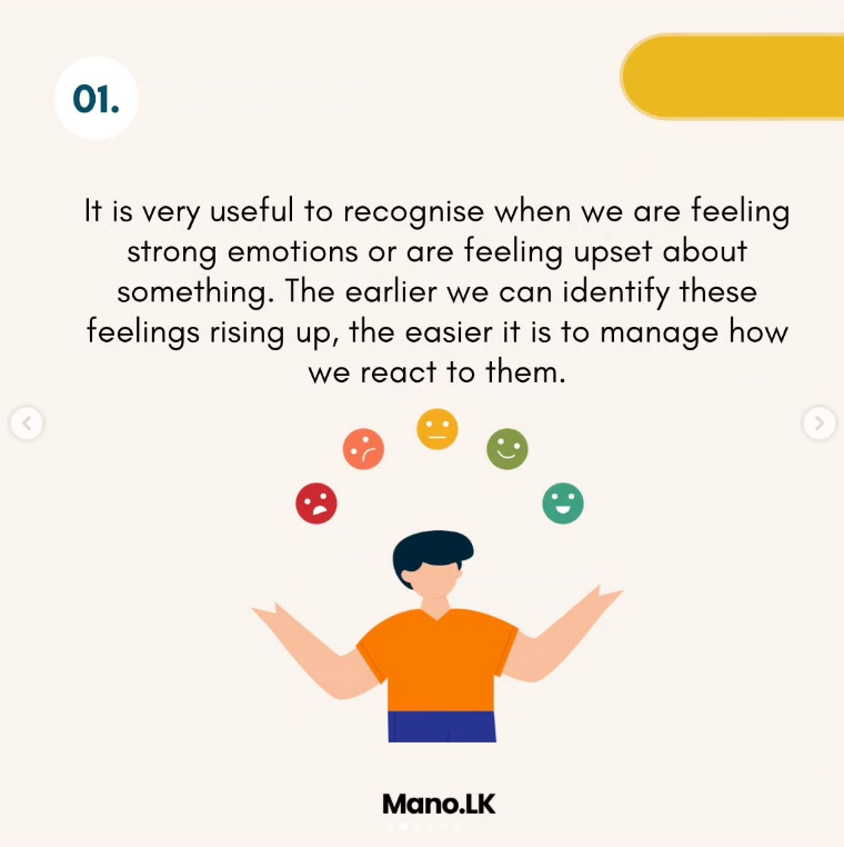 Managing Our Emotions – WHO Mano.lk
